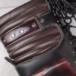 Addax | Shoes | Addax Ridge Black Biker Combat Boots Mens 2 Us 45 Eu ...